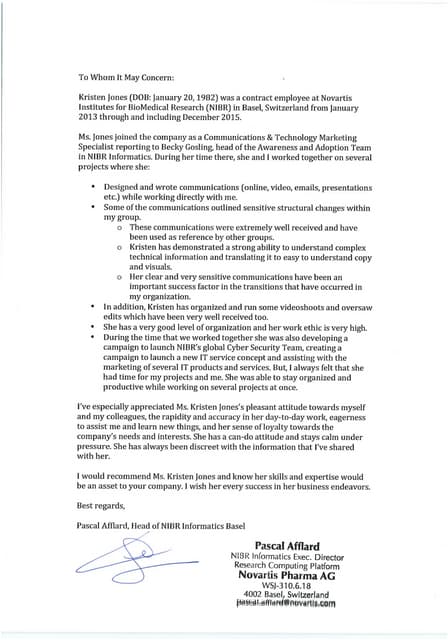 Signed Letter of Recommendation for Kristen Jones 09JAN2016 | PDF