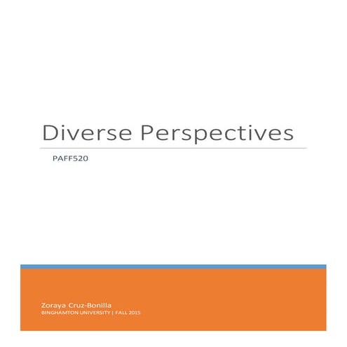 Diversity Paper | PDF
