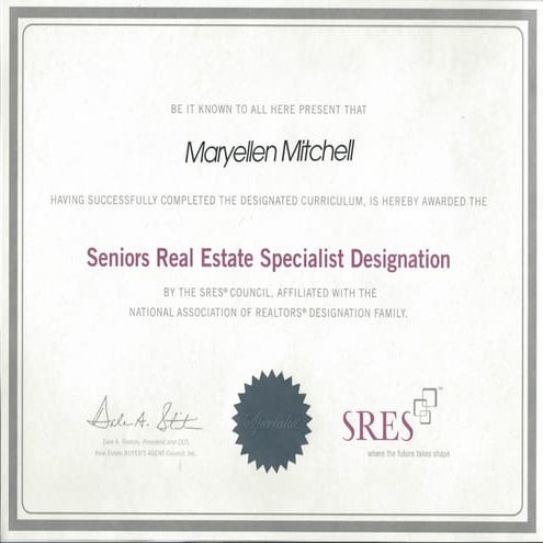 SRES Senior Real Estate Specialist Designation | PDF