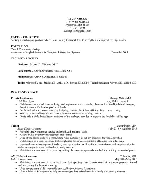 Jamie Resume - Sept 2016 | DOCX