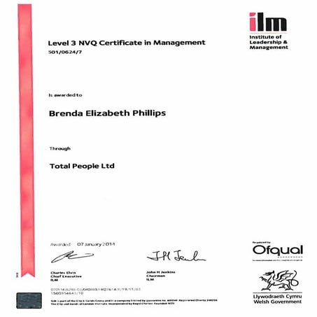 Level 3 NVQ Certificate in Management | PDF