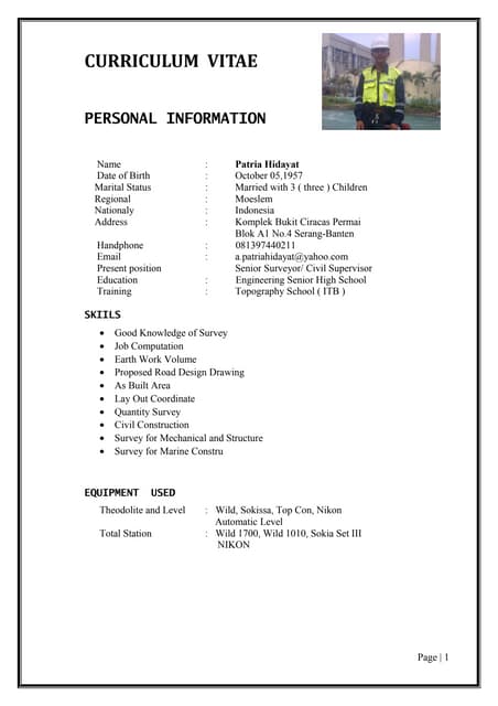 Curriculum Vitae | PDF