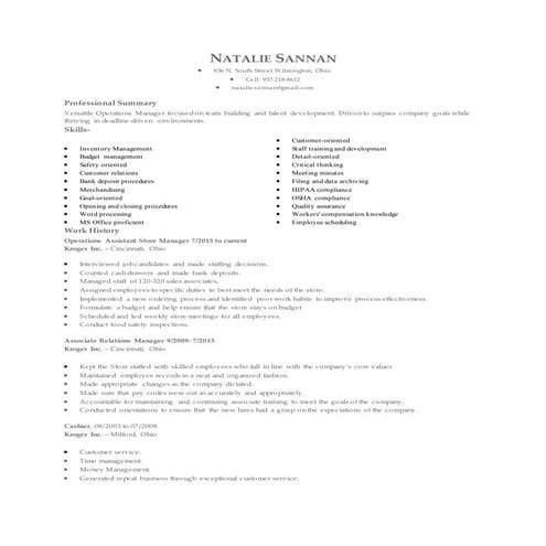 Natalie Sannan resume | DOCX