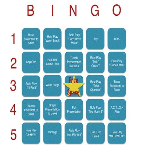 Biz Office Bingo | PPT