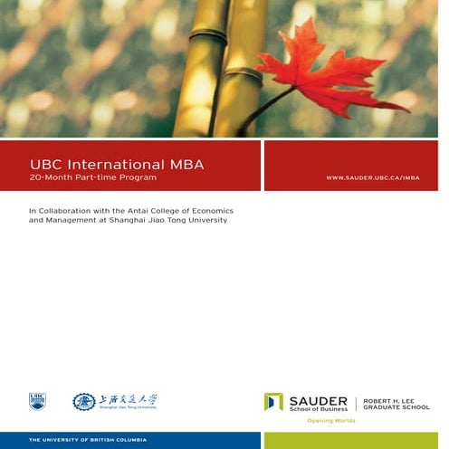 Imperial College Business School - Full-Time MBA brochure | PDF