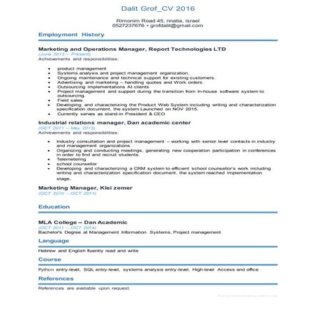 Resume - Ricardo Chamberlain Noboa | DOCX