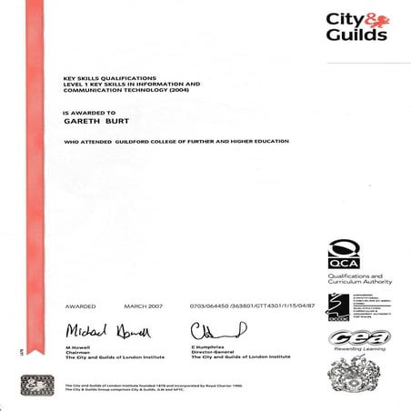 Certificates | PDF | Education