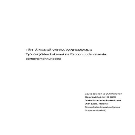DIAKJokinen.Kuitunen | PDF