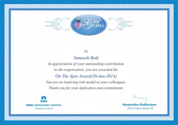 On The Spot Award on-the-spot-award
