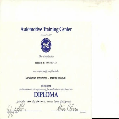 atc automotive training center diploma | PDF