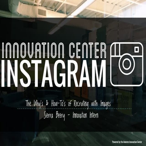 Innovation Intern Instagram Presentation | PPT