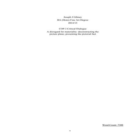 Joe Gibney- Dissertation Thesis | PDF