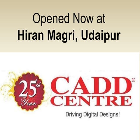 Opened Now CADD Centre | PPSX | Computing | Technology & Computing