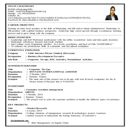 swati cv | PDF