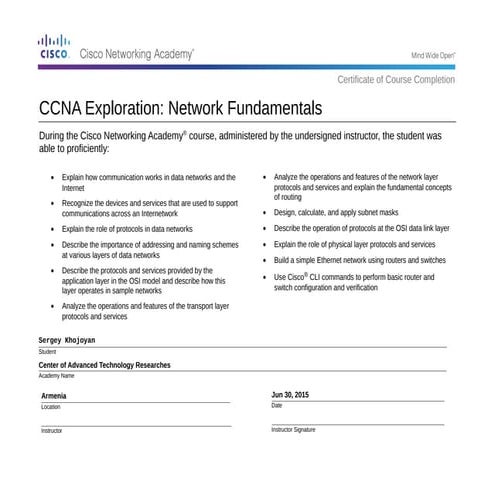 Ccna Exploration Network Fundamentals Ppt