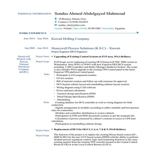 Elv project engineer | PDF