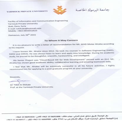 Recommendation letters | PDF