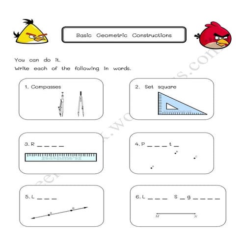 9ใบก จกรรมbasic Geometric Constructions Pdf