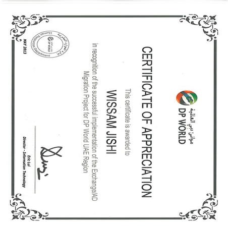 DPW Certificate | PDF