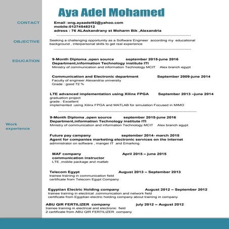 aya-adel-mohamed | PDF | Web Development | Internet