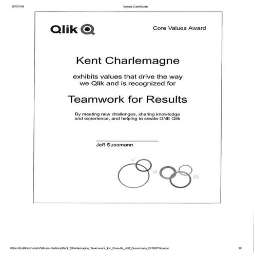 core values award | PDF