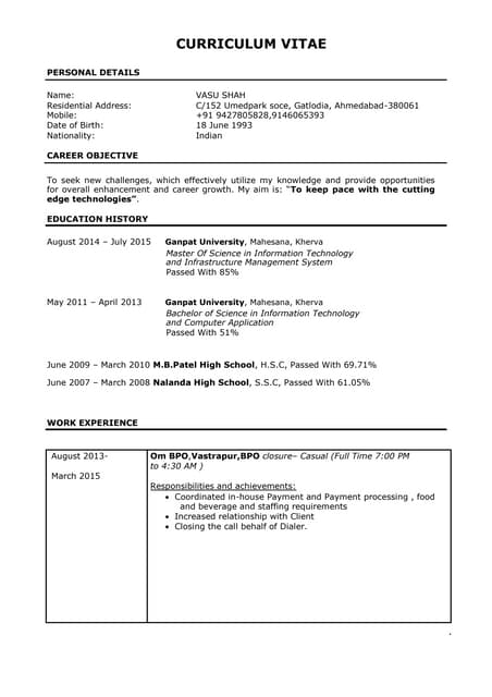 biplab-resume | PDF | Databases | Computer Software and Applications