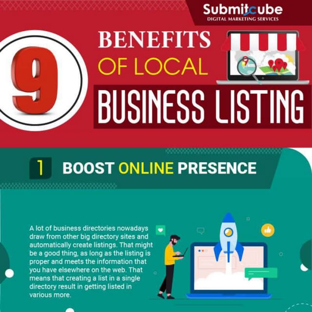 9 benefits of local business listing [infographic] | PDF