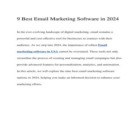 The Best Email Marketing Tools and Software in 2024.pdf