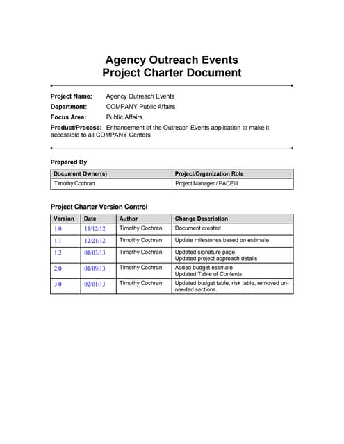 Project Handover Document Template | DOC | IT and Internet Support ...