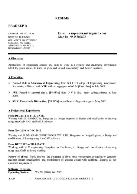 Resume Updated | PDF