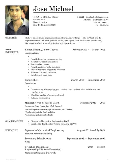 Michael Thieme Resume | PDF