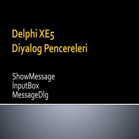 Delphi Xe5 Ppt 