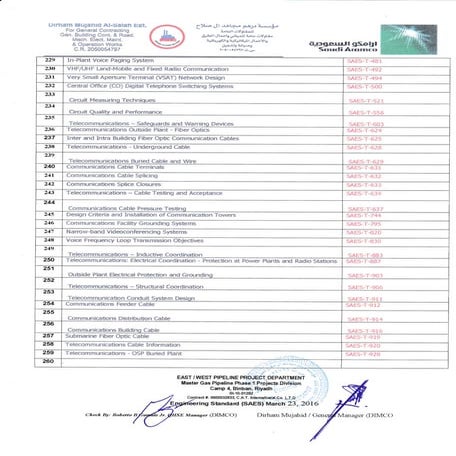 Saudi Aramco Engineering Standard (SAES) 8 | PDF