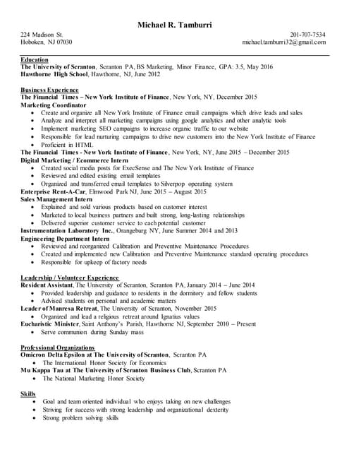 Reid Waddell Resume | PDF