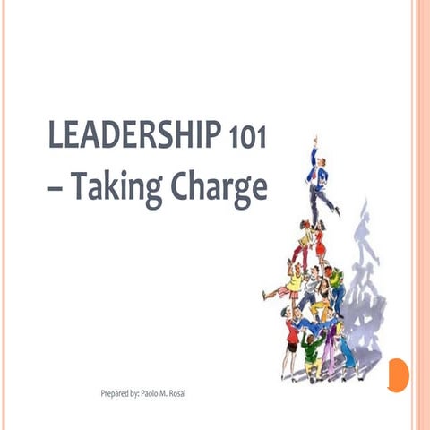 LEADERSHIP 101 PART 1 | PPT