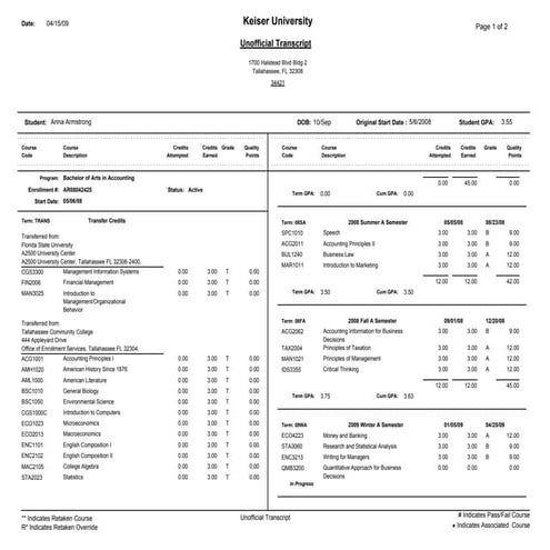 unofficial-transcript