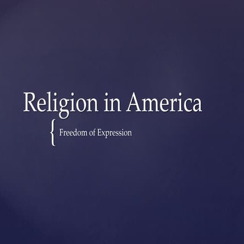 Religion in America | PPT