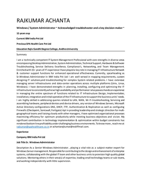 Michael C. Rimkus Resume | PDF