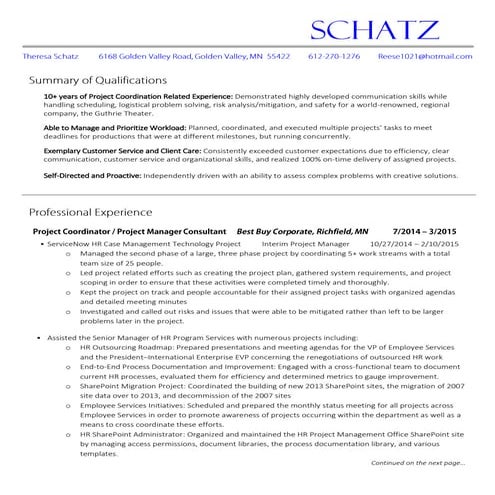 Pamela new resume | DOCX