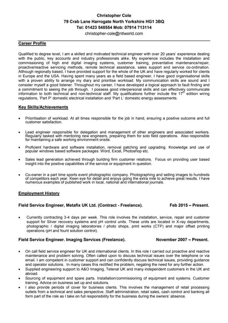 Stephen Blake CV | PDF