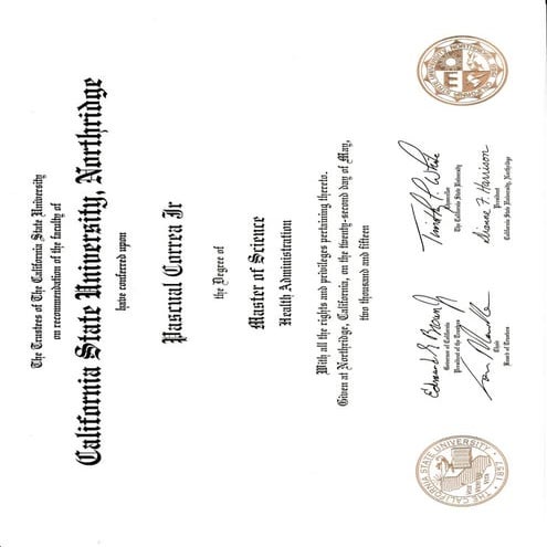 Masters Degree | PDF