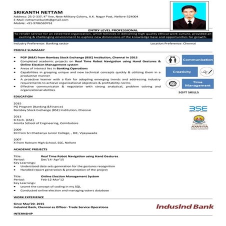 resume-srikanth | PDF