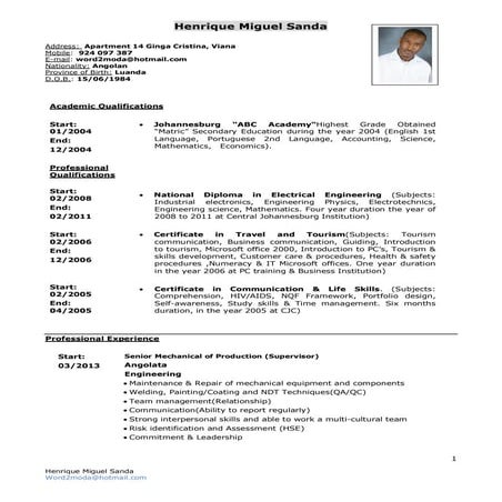 CURRICULUM VITAE (HMS) | PDF