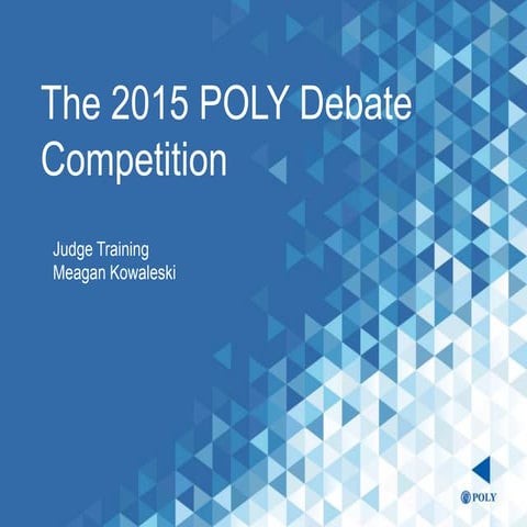 2015 Judges Training final | PPT