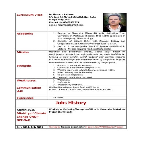 CV Dr. Ikram | DOCX