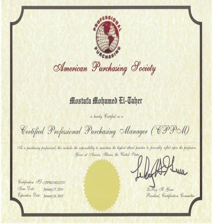 APS - Certified Profissional Purchasing Manager | PDF