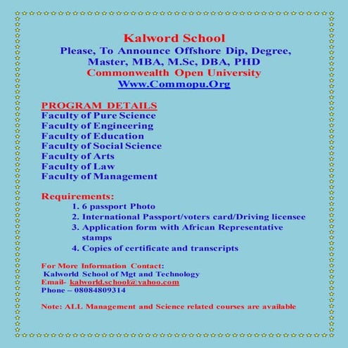 PROGRAM DETAILS | DOCX