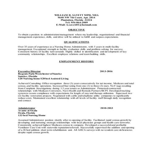 Sanders, Steve Resume, 2015 | DOCX