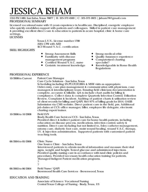 Resume for Clinical VI Stephanie Macaluso | DOCX | Healthcare Industry ...