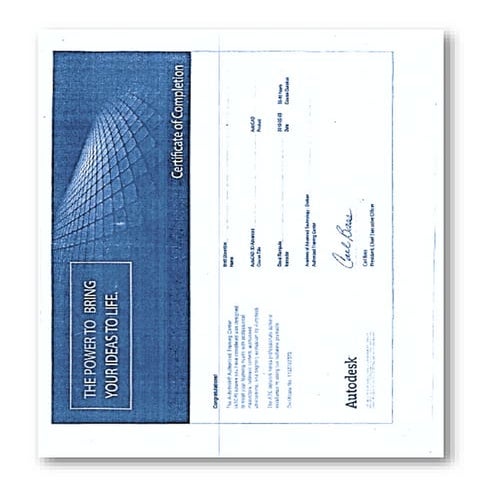 Autocad 3d certificate pdf | PDF